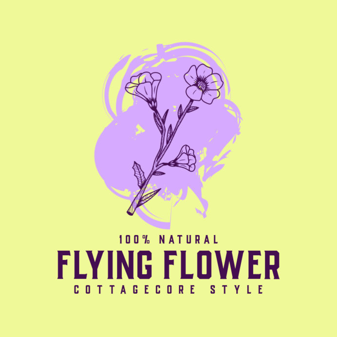 Placeit - Logo Creator for a Florist with a Cottagecore Style