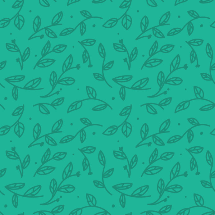 Placeit - Wrapping Paper Design Generator with Leaf Doodles