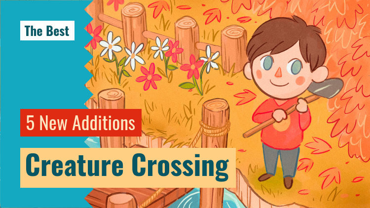 Placeit - YouTube Thumbnail Creator with an Animal Crossing-Themed Backdrop