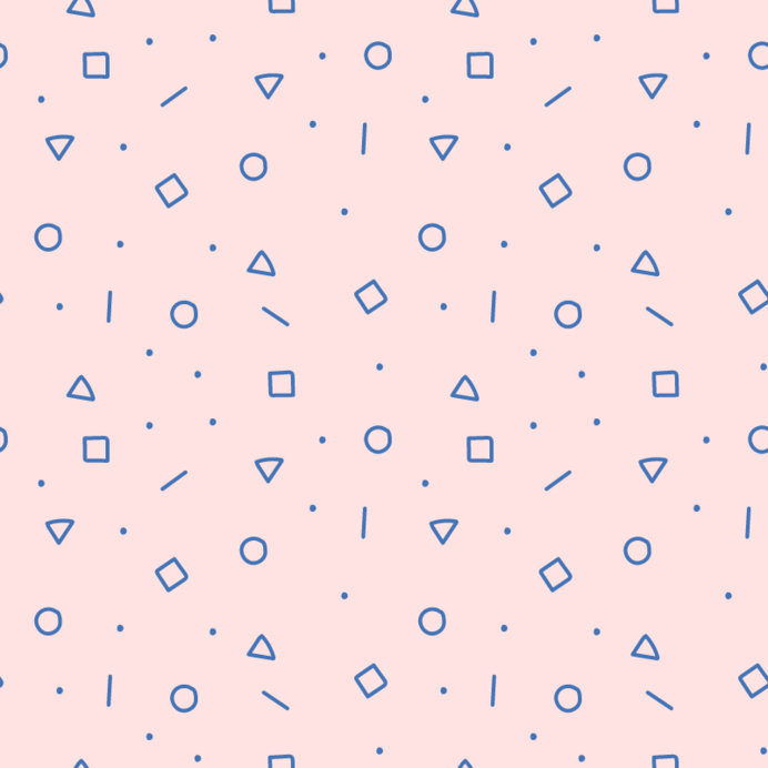 Placeit - Wrapping Paper Design Template Featuring Geometric Shape Doodles