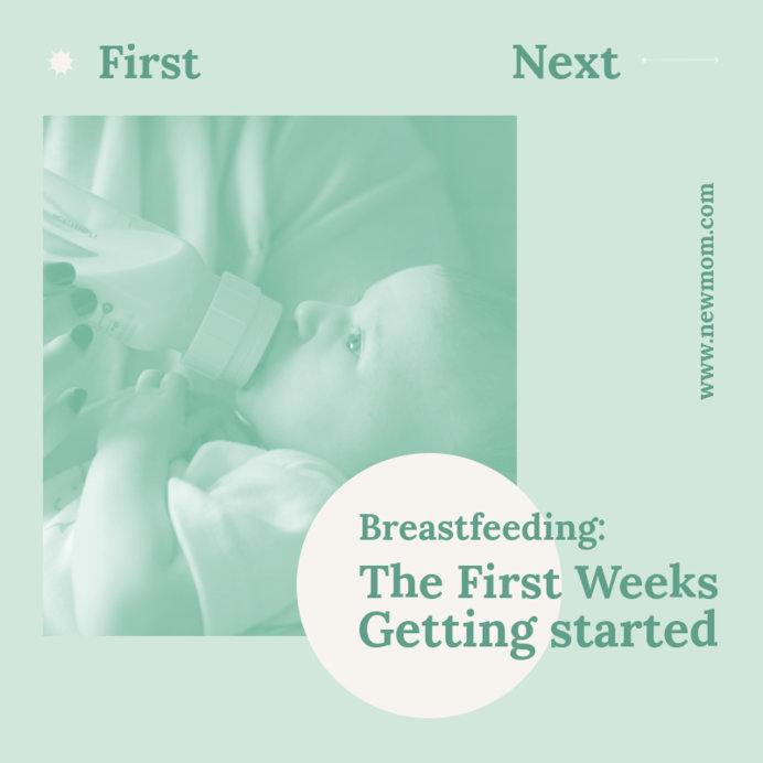 Placeit - Instagram Post Design Maker Featuring Breastfeeding Tips and ...
