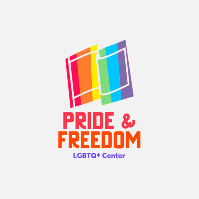 Placeit - Colorful Logo Generator for an LGBTQ Center