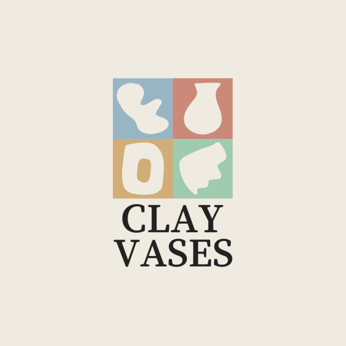 Placeit - Ceramic Store Logo Maker Featuring Abstract Graphics