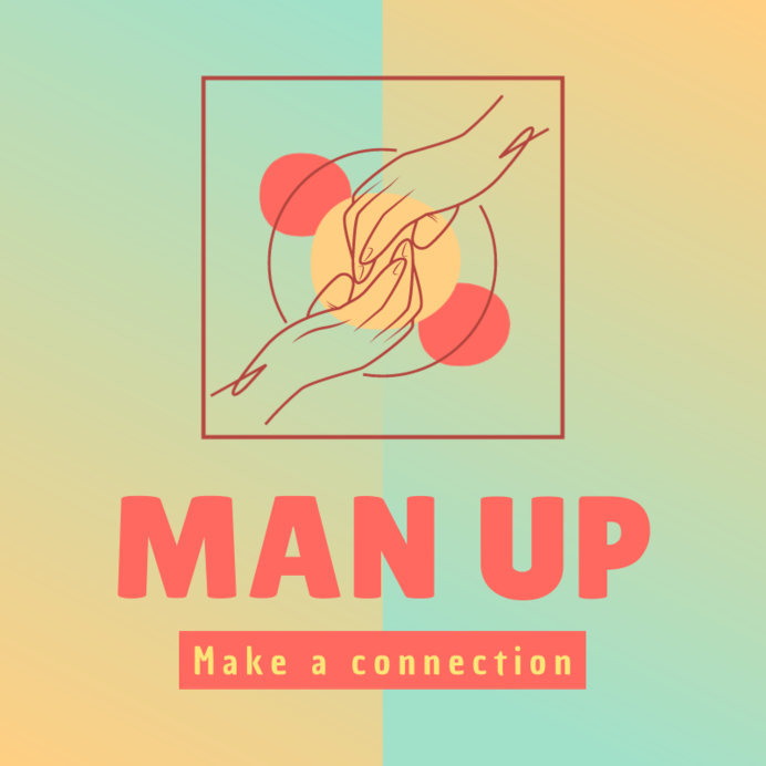 Placeit - Logo Template for a Support Group for Men