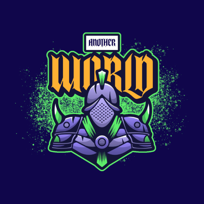 Placeit - New World-Inspired Logo Template with a Graphic of a Knight