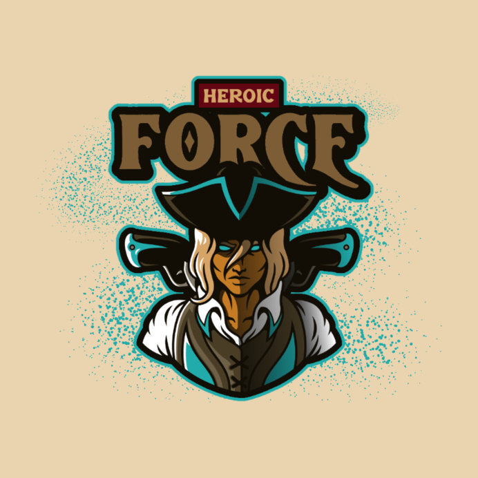 Placeit - New World-Inspired Logo Creator Featuring a Pirate Warrior