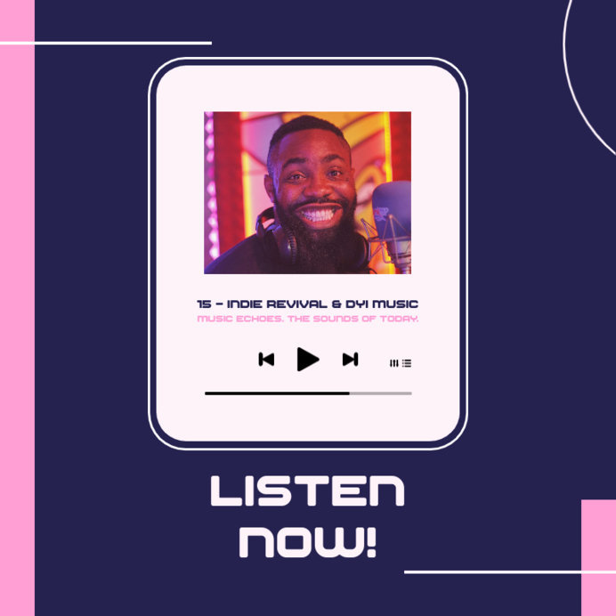 Placeit - Instagram Post Design Template With a Music Theme and an ...