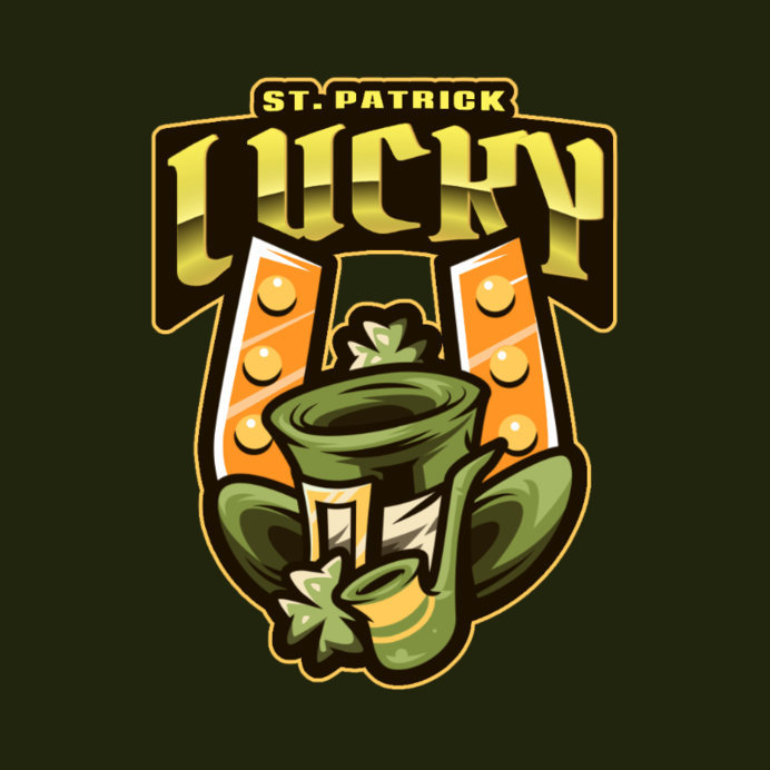 Placeit - Sports Logo Maker Featuring St Patrick’s Day-Themed Graphics