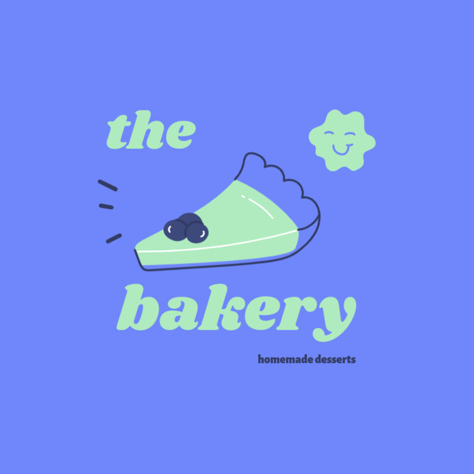 Placeit - Logo Template for a Desserts Shop Featuring a Slice of Cheesecake