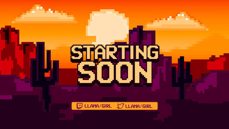 Placeit - Twitch Starting Soon Screen Design Generator With a Desert ...