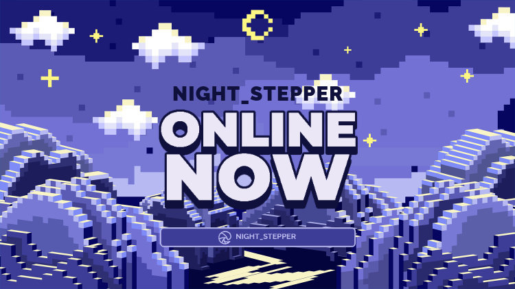 Placeit - Twitch Screen Design Template Featuring a Minecraft-Inspired ...