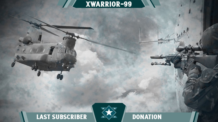 Placeit - COD-Inspired Twitch Webcam Frame Creator with a Simple Layout