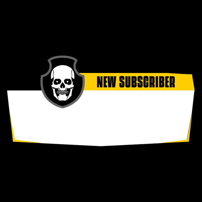 Placeit - War-Themed Twitch Alert Box Generator with a Simple Layout