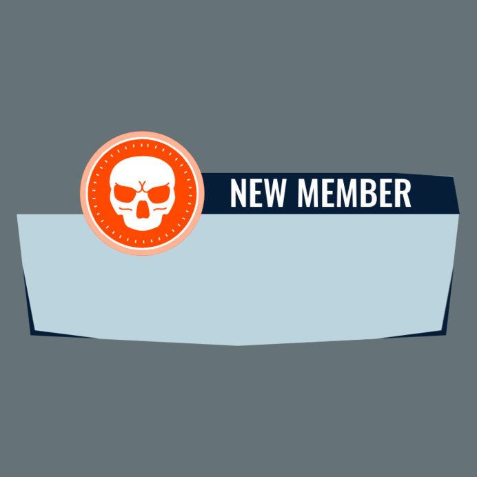 Placeit - Twitch Alert Box Template with an Elite Force Theme