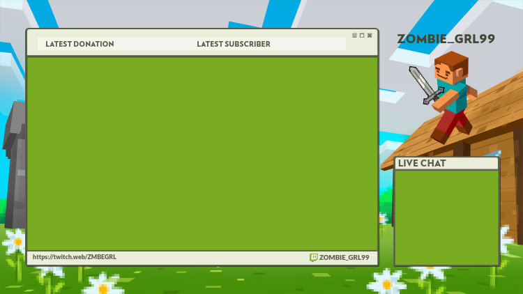 Placeit - Minecraft-Allusive Twitch Overlay Design Creator With a ...