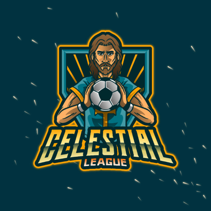 Placeit - Religious-Themed Logo Creator for a Soccer League