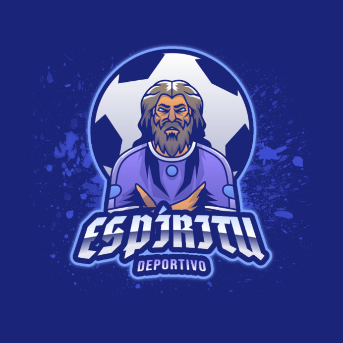Placeit - Logo Creator for a Soccer Team League Featuring a Jesus ...