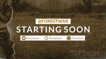 Stream Starting Soon Templates | Video Maker | Placeit