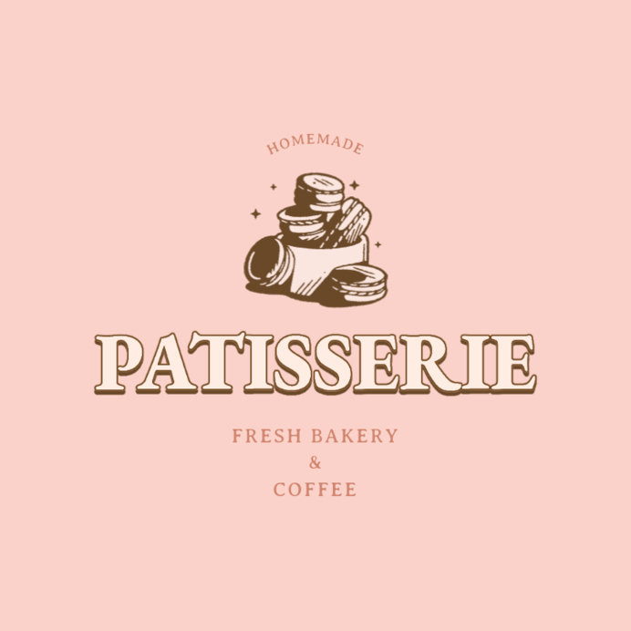 Placeit - Logo Maker for a Homemade Desserts Shop Featuring Macaroon ...