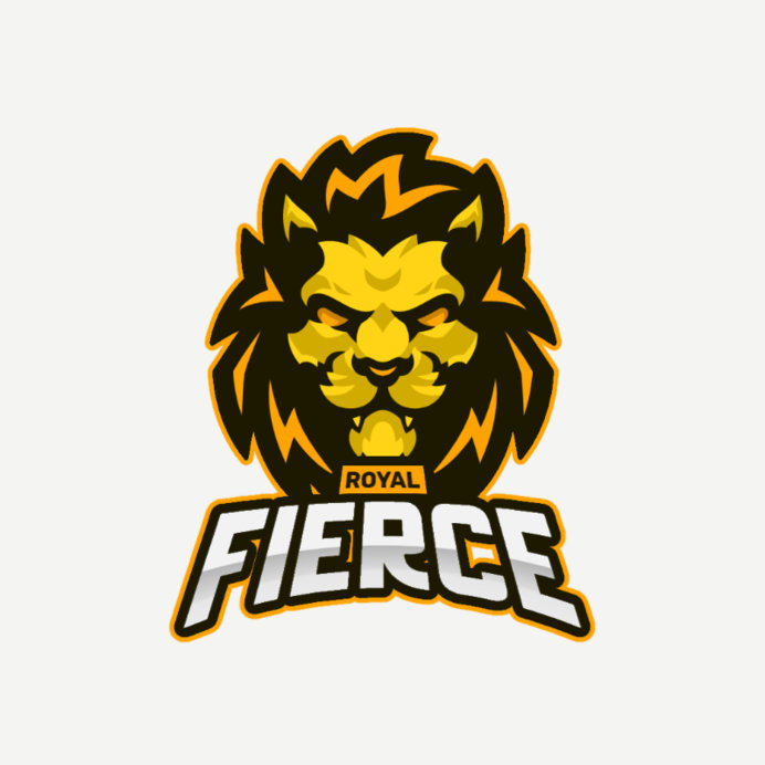 Placeit - Logo Creator with a Graphic of a Fierce Lion Mascot