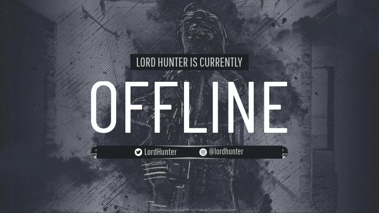 Placeit - Twitch Offline Banner Design Creator Featuring a Panzer ...