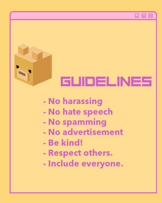 Placeit - Twitch Chat Rules Panel Creator With a Minecraft-Inspired ...