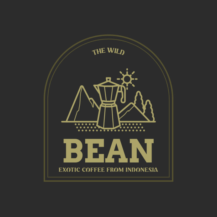 Placeit - Logo Generator for a Coffee Shop Featuring an Illustrated ...