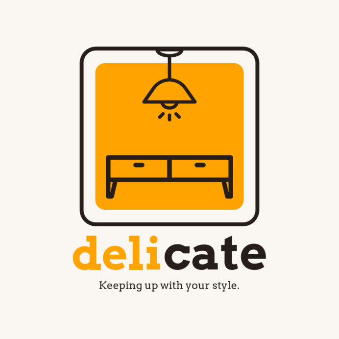 Placeit - Logo Maker for a Home Decor Shop Featuring Furniture Graphics