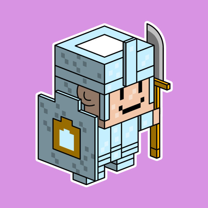 Placeit - Minecraft-Inspired Twitch Badge Generator Featuring a Cute ...