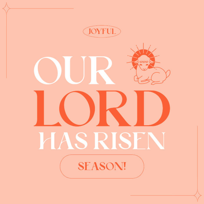 Placeit - Easter-Themed Instagram Post Design Creator With a Religious Tone