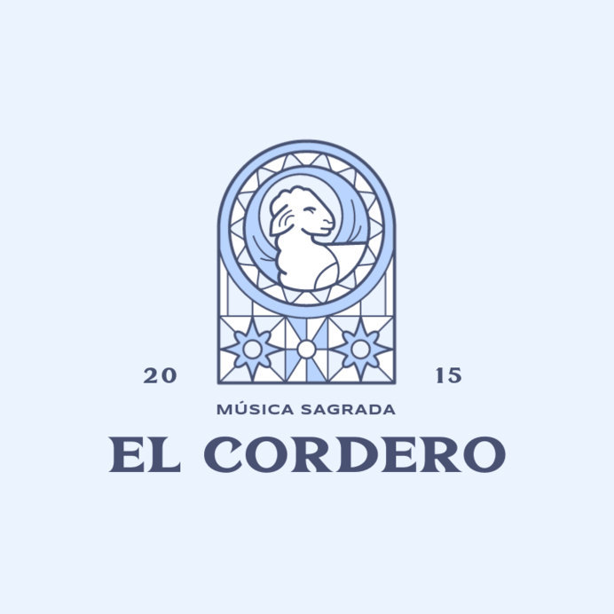 Placeit - Christian Choir Logo Maker Featuring an Illustrated Lamb