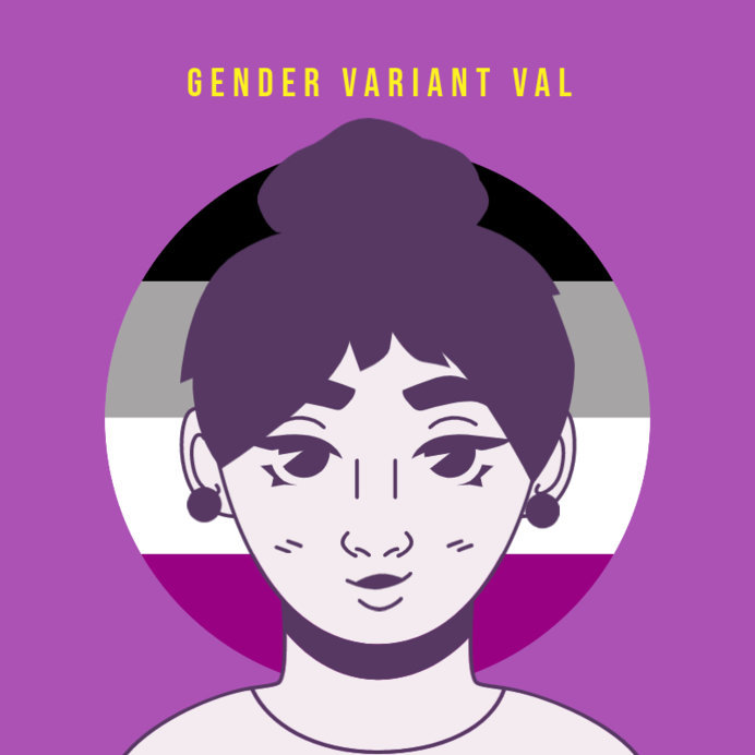 Placeit - Fun Avatar Logo Maker Featuring LGBTQ+ Pride Flags Graphics