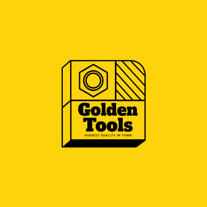 Placeit - Logo Template for an Equipment Store Featuring a Wheel Hex Icon