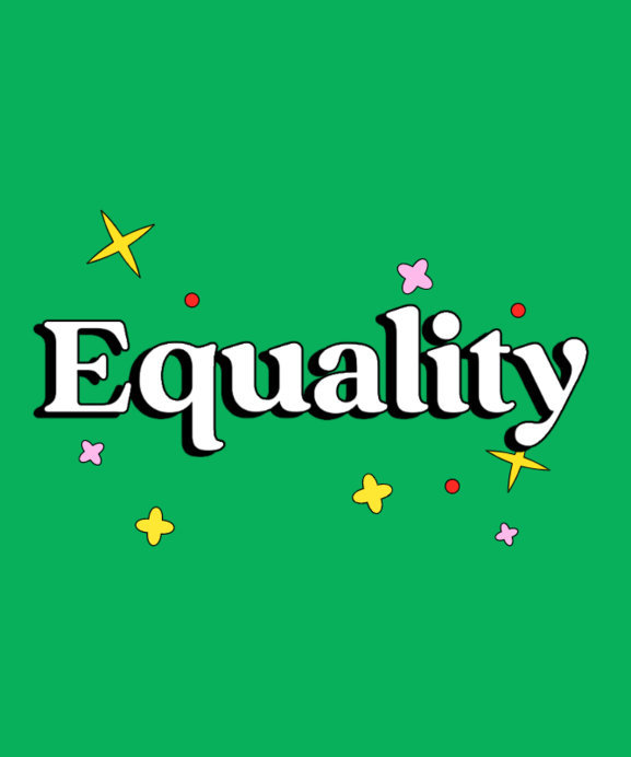 Placeit - T-Shirt Design Creator Featuring an Equality Message and ...