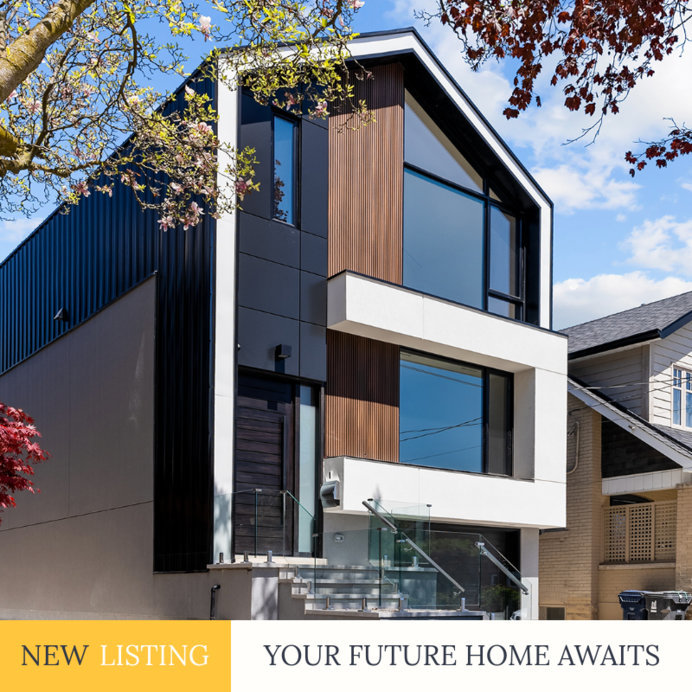 Placeit - Instagram Post Maker Showcasing a House with Modern Architecture