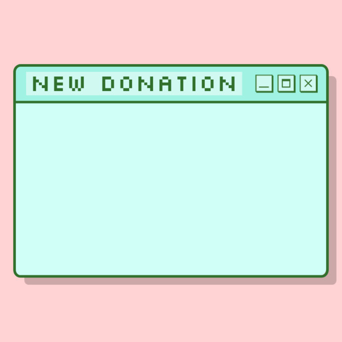 Placeit - Twitch Alert Design Template for New Donations with a Retro ...