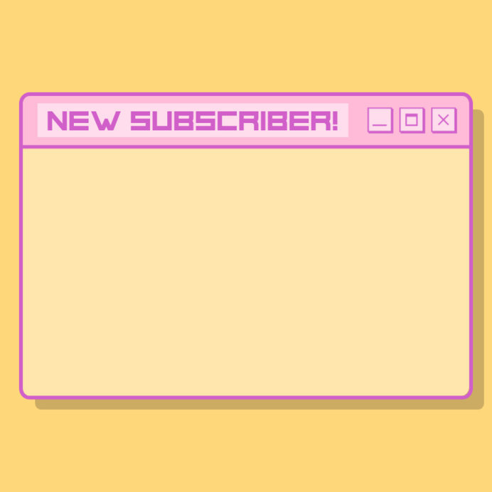 Placeit - Twitch Alert Template for a New Subscriber Pop-up Message