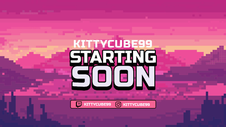 Placeit - Twitch Screen Design Generator Featuring an 8-bit Background ...