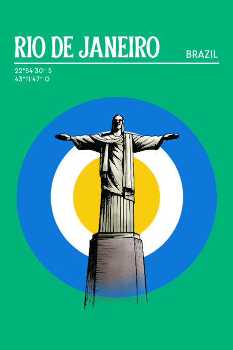 Placeit - Brazilian-Themed Poster Design Template Featuring an ...