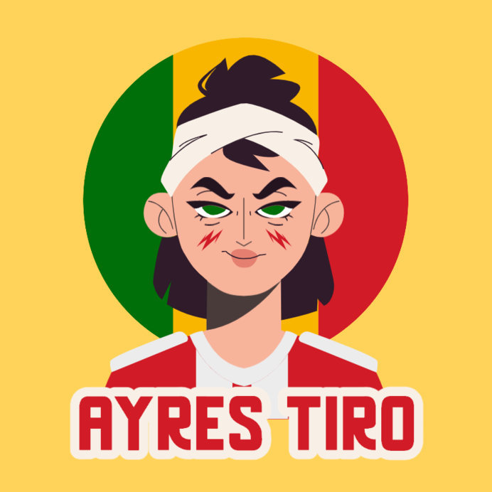 Placeit - Avatar Maker Featuring an Illustrated Soccer Woman Player