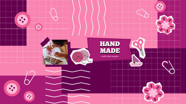 Placeit - YouTube Banner Maker with a Vintage Vibe for Arts and Crafts ...