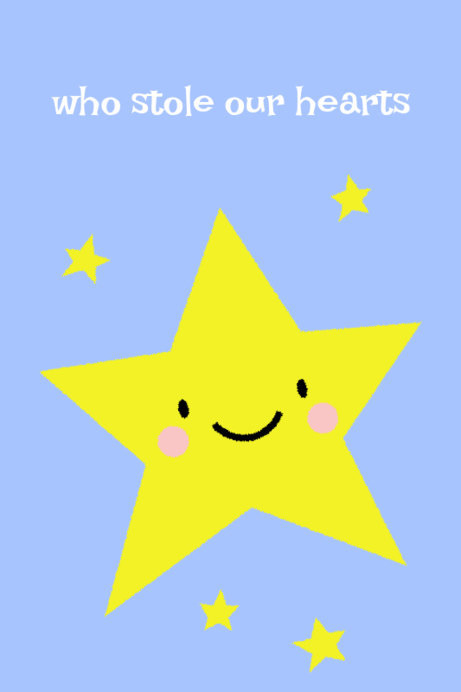 Placeit - Poster Generator Featuring a Happy Star Graphic and a Sweet Quote