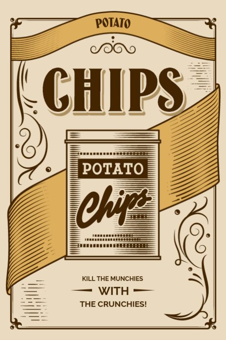 Placeit - Vintage Poster Design Maker Featuring a Traditional Potato ...