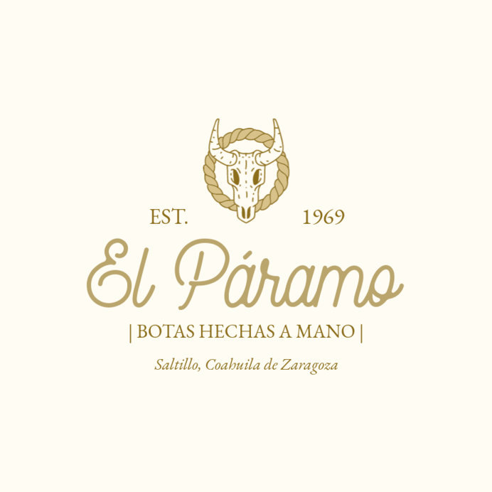 Placeit - Online Logo Template for a Handmade Cowboy Boots Store