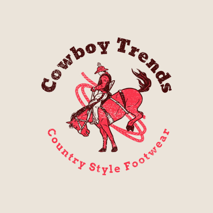 Placeit - Footwear Logo Maker for a Country Style-Themed Store