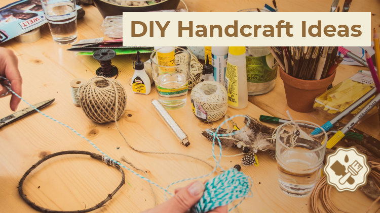 Placeit - YouTube Thumbnail Template Featuring Useful DIY Handcraft Ideas