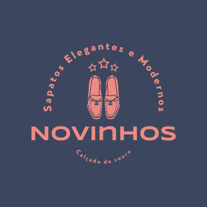 Placeit - Logo Template for a Footwear Store with Illustrated Loafers