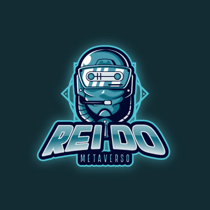 Placeit - Gaming Logo Template Featuring a Metaverse Robot
