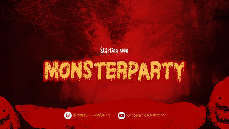 Placeit - Twitch Starting Soon Screen Design Template for a Horror Game ...