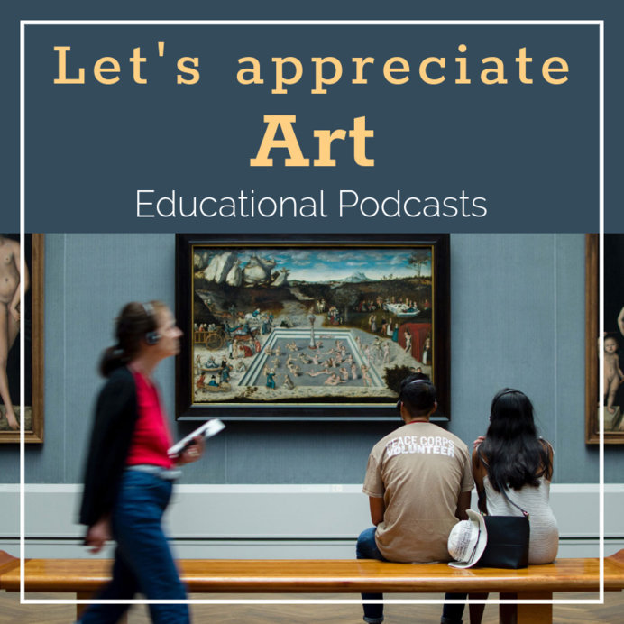 Placeit - Simple Educational Podcast Cover Template